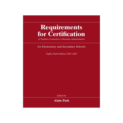 [预订]Requirements for Certification of Teachers, Counselors, Librarians, Administrators for Elementary an 9780226815725