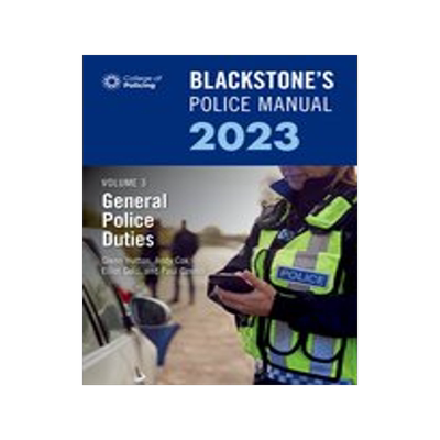 【预订】Blackstone’s Police Manual Volume 3: General Police Duties 2023 9780192869838