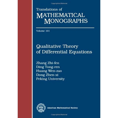 预订 Qualitative Theory of Differential Equations 次黎曼几何、其测定线和应用游历（Zhang Zhi-fen等著）: 9780821841839