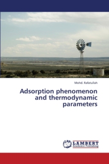 【预订】Adsorption phenomenon and thermodynamic parameters 9783659340505