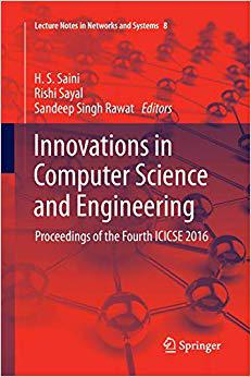 【预售】Innovations in Computer Science and Engineering: Proceedings of the Fourth ICICSE 2016