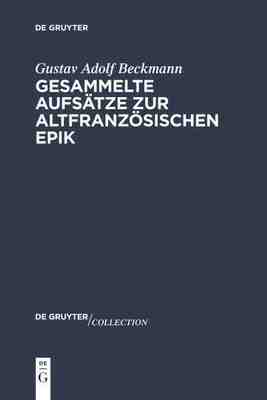 【预订】Gesammelte Aufsätze zur altfranzösischen Epik 9783110736502