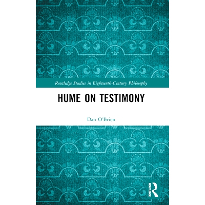 预订 Hume on Testimony 休谟作证: 9781032357041