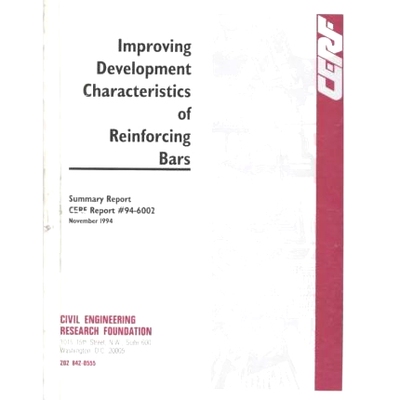 预订 Improving Development Characteristics of Reinforcing Bars: 9780784400623