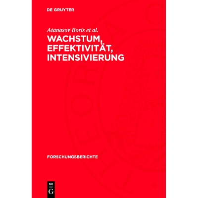 预订 Wachstum, Effektivität, Intensivierung: (Konferenzmaterial): 9783112718605