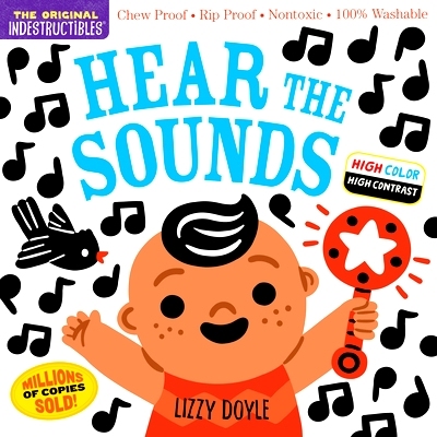 预订 Indestructibles: Hear the Sounds (High Color High Contrast): Chew Proof - Rip Proof - Nontoxic - * Washable (Book f