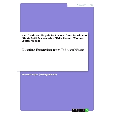 预订 Nicotine Extraction from Tobacco Waste: 9783389124123