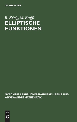 【预订】Elliptische Funktionen 9783110989694
