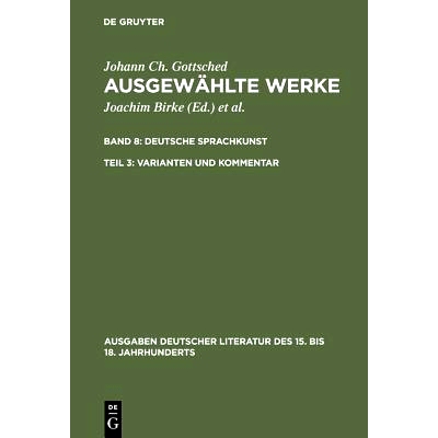 预订 Deutsche Sprachkunst. Varianten und Kommentar: 9783110084221