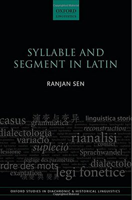 【预订】Syllable and Segment in Latin