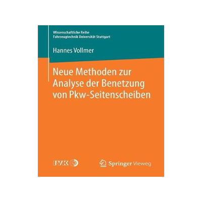 预订 Neue Methoden zur Analyse der Benetzung von Pkw-Seitenscheiben