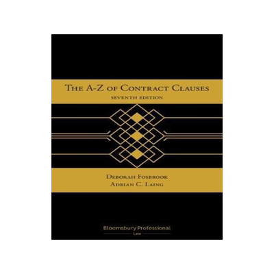 [预订]The A-Z of Contract Clauses 9781526512154