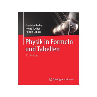 预订 Physik in Formeln und Tabellen