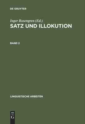 【预订】Satz und Illokution 9783484302792