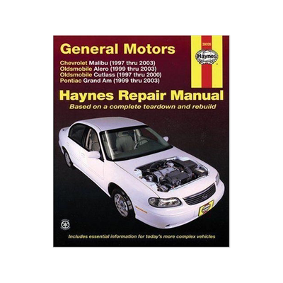 [预订]General Motors covering Chevrolet Malibu (97-03), Oldsmobile Alero (99-03), Oldsmobile Cutlass (97-0 9781563925375