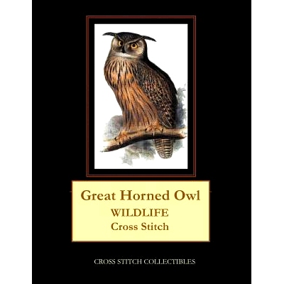 预订 Great Horned Owl: Wildlife Cross Stitch Pattern: 9781091202030