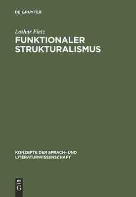 【预订】Funktionaler Strukturalismus 9783484220225