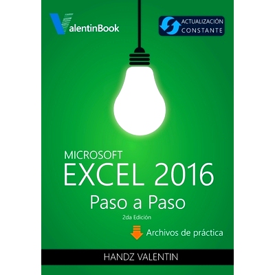 预订 Excel 2016 Paso a Paso: (Actualizacion Constante): 9781534968561