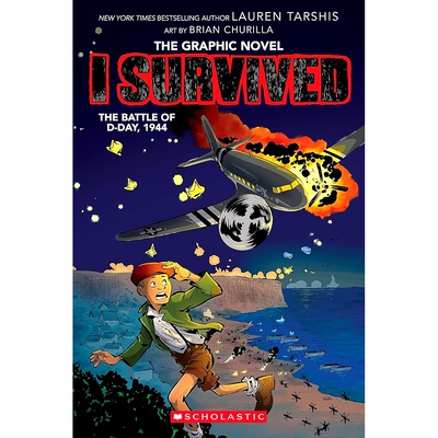 现货 我幸存系列 漫画版 诺曼底登陆 二战 英文原版 图像小说 I Survived the Battle of D-Day 1944