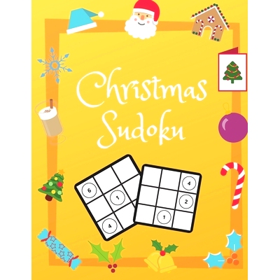 预订 Christmas Sudoku: 100 Pages With Sudokus Based On Easy Level - Solve And Relax - Large Print, Perfect Gift For Kids