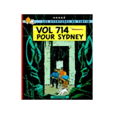 现货法语原版 丁丁历险记 714航班 精装大开本 收藏纪念版 Les Aventures de Tintin：Vol 7 14 pour Sydney 比利时经典漫画