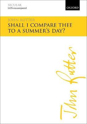 【预订】Shall I compare thee to a summer’s day?