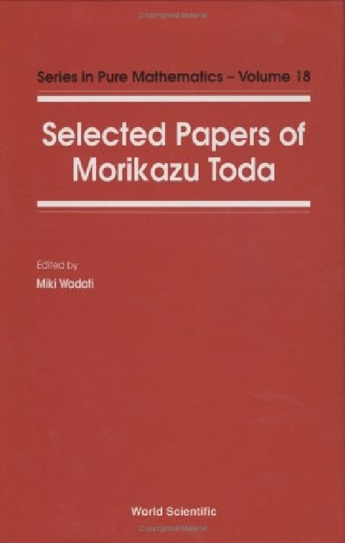 【预订】Selected Papers of Morikazu Toda_虎窝淘