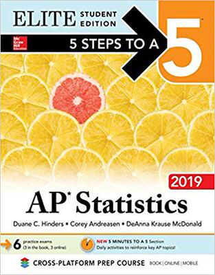【预售】5 Steps to a 5: AP Statistics 2019 E...