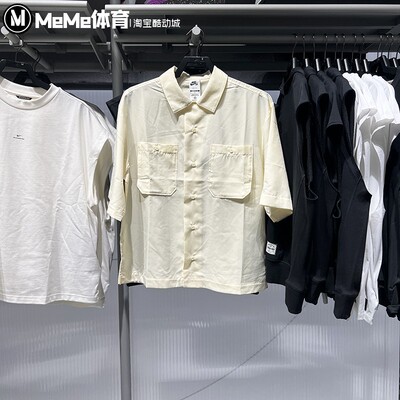 耐克男子衬衫休闲翻领短袖上衣