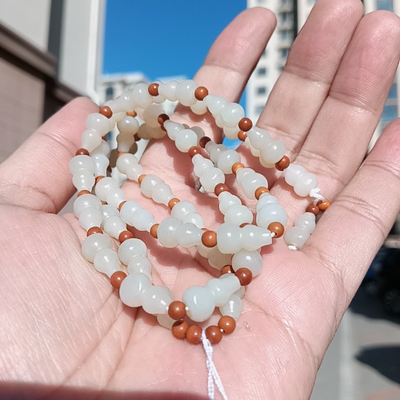 新疆和田玉羊脂玉白玉项链挂件