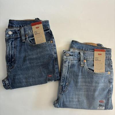 李维斯男527蓝色水洗牛仔裤