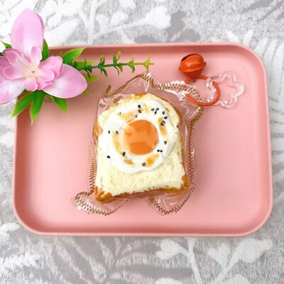 冰淇淋西多吐司玩具硅胶回弹干巴减压食品级解压蛋糕食物成品