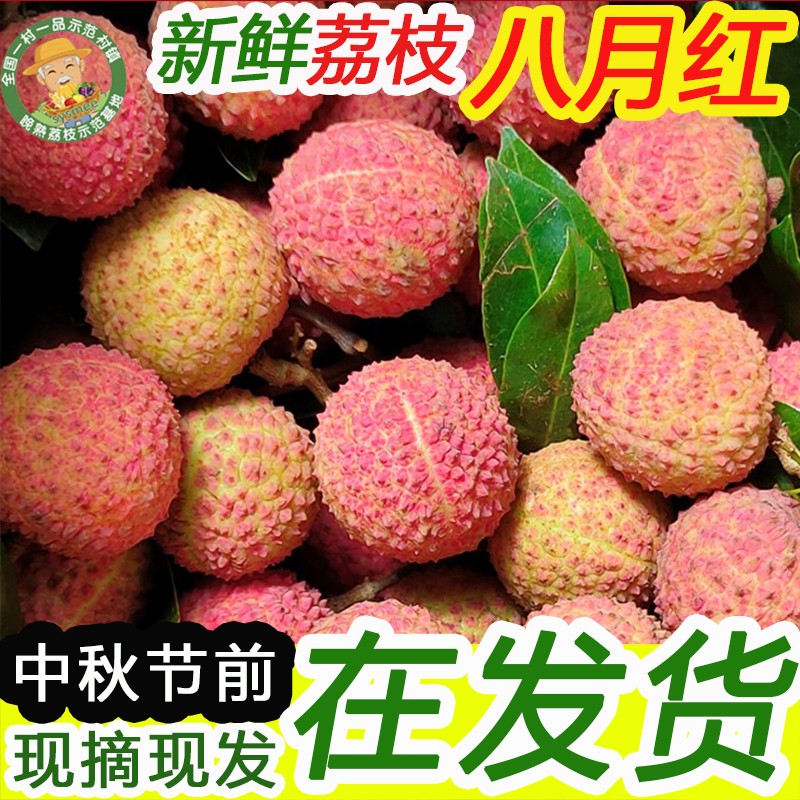 海南早熟荔枝新鲜 现摘现发大荔王非妃子笑应季水果空运包邮
