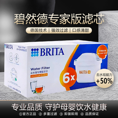 BRITA碧然德活性炭专家版滤芯6枚