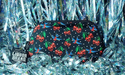 骷髅摇滚风化妆包