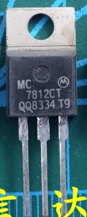 【全新原装】7812CT MC7812CT 12V 三端稳压管 三极管 TO-220封装
