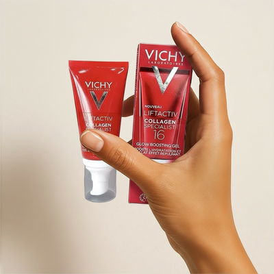 现货Vichy薇姿16玻色因胜肽胶原蛋白面霜50ml熟龄肌紧致提亮28年