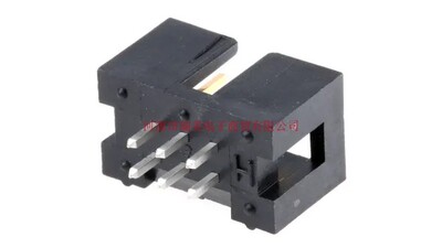 TE泰科AMP-LATCH连接器2排6路2.54MM节距PCB针座1761681-1