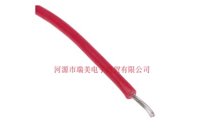 瑞美电子电线28AWG红色600V单芯MIL-W-16878线型100M长877-5428
