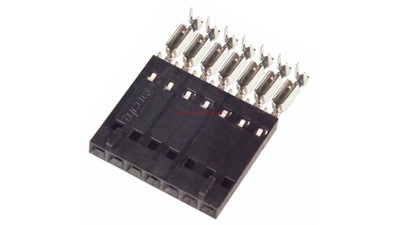 TE泰科电子IDC连接器AMPMODU MTE母座7路2.54MM节距5-103956-6