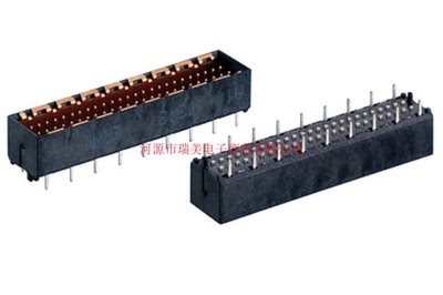 ERNI恩尼MicroSpeed板对板连接器1MM节距50路2排表面贴装144681