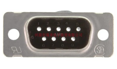 TE泰科D-Sub连接器AMPLIMITE HDP-20公插直向主体压接9路205204-4