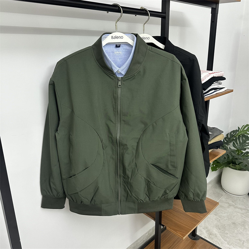 班尼路美式工装夹克男春秋季时尚宽松飞行服棒球服冬季棉服外套潮