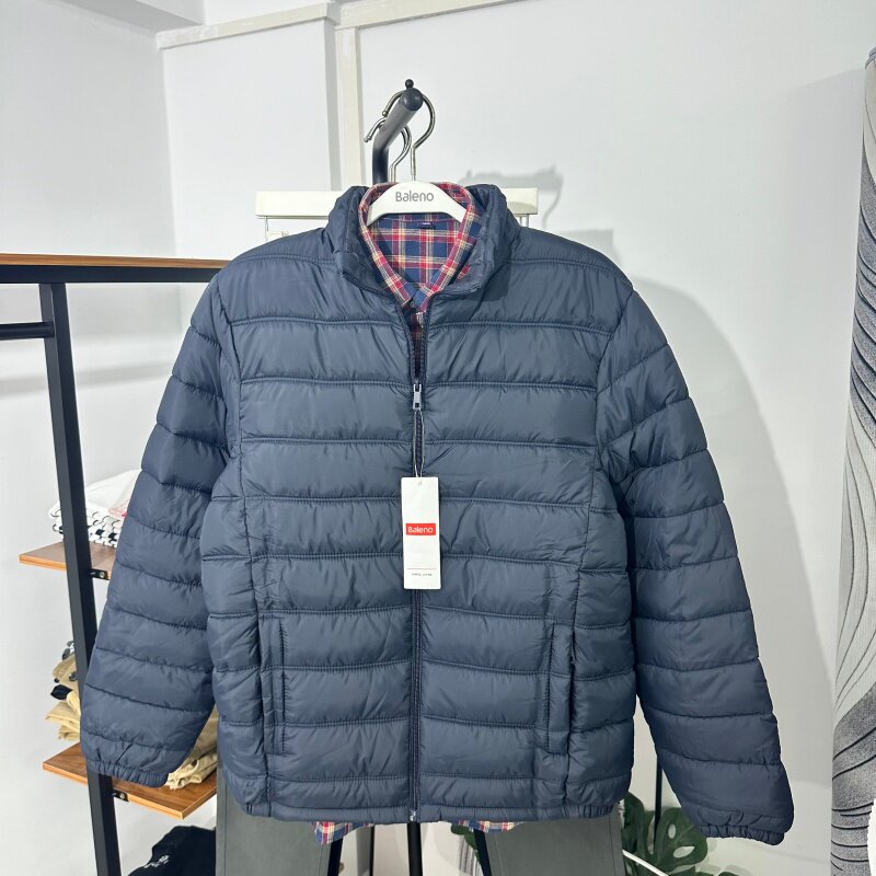 班尼路秋冬男士立领轻薄棉衣冬季保暖百搭外套棉服时尚韩版潮