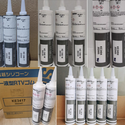 日本信越KE348-W-T电子胶水，KE3417-KE3418-KE3494-4901密封硅胶