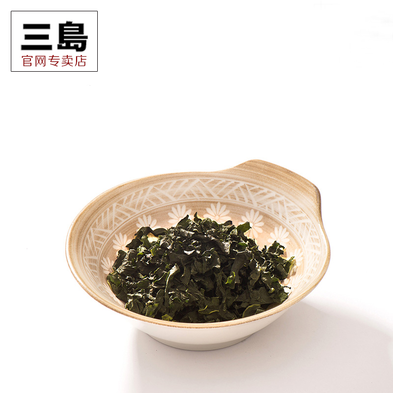 三岛碎若布干货裙带菜即食海藻菜海木耳海白菜速食汤原料105g*2_虎窝淘