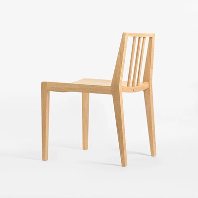 实木靠背椅现代中式风设计师家具
