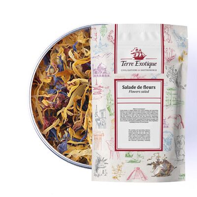 【欧厨】terre exotique salade de fleurs沙拉干花100g