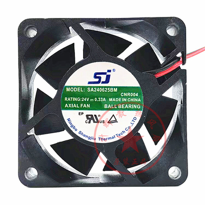 全新Sj SA240625BM 24V 0.33A 6025 6厘米 变频器 大风量散热风扇