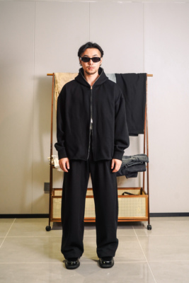 SEVENMF美式复古阔腿卫裤男潮牌宽松显瘦垂感休闲裤慵懒风裤子